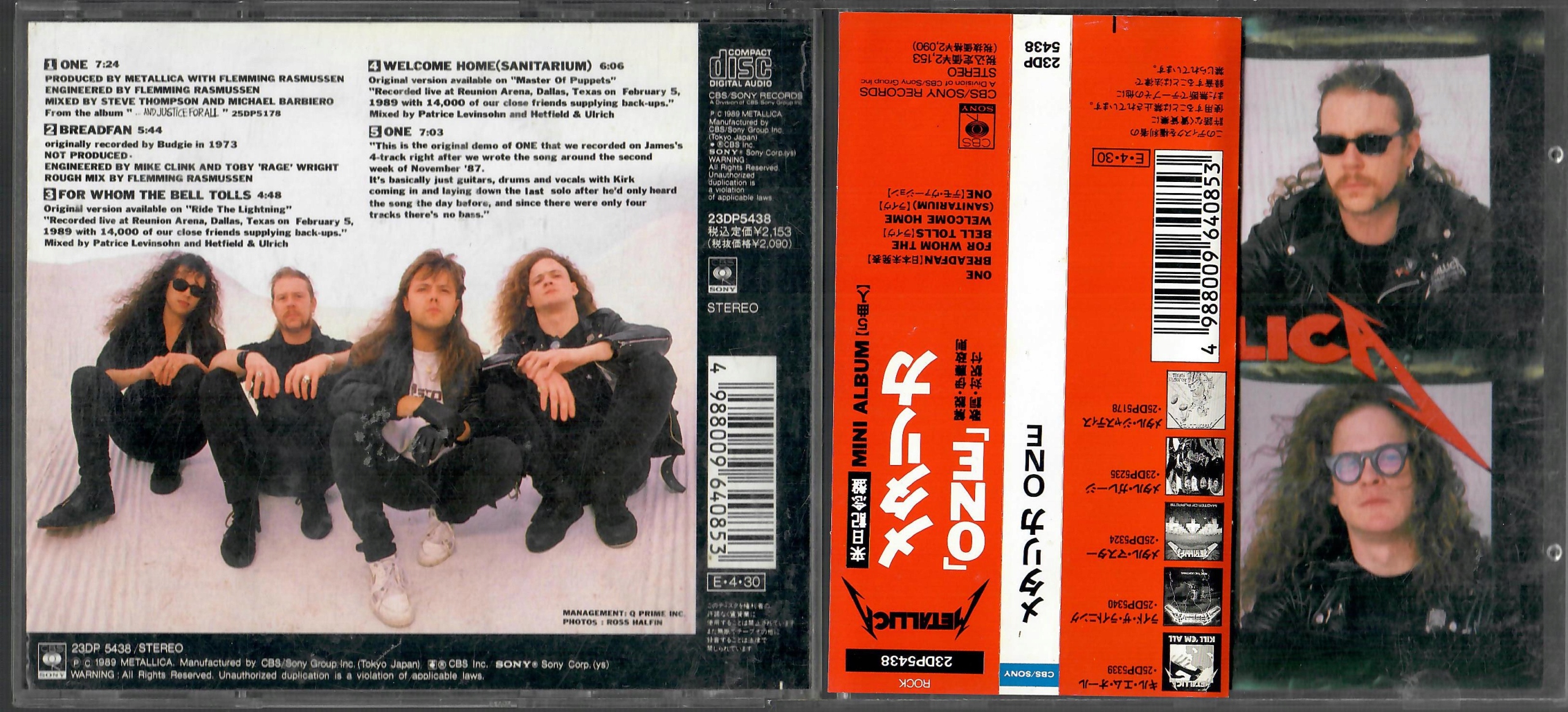 Metallica - One CD Album JAPAN z OBI 16815952400 - Sklepy, Opinie, Ceny ...