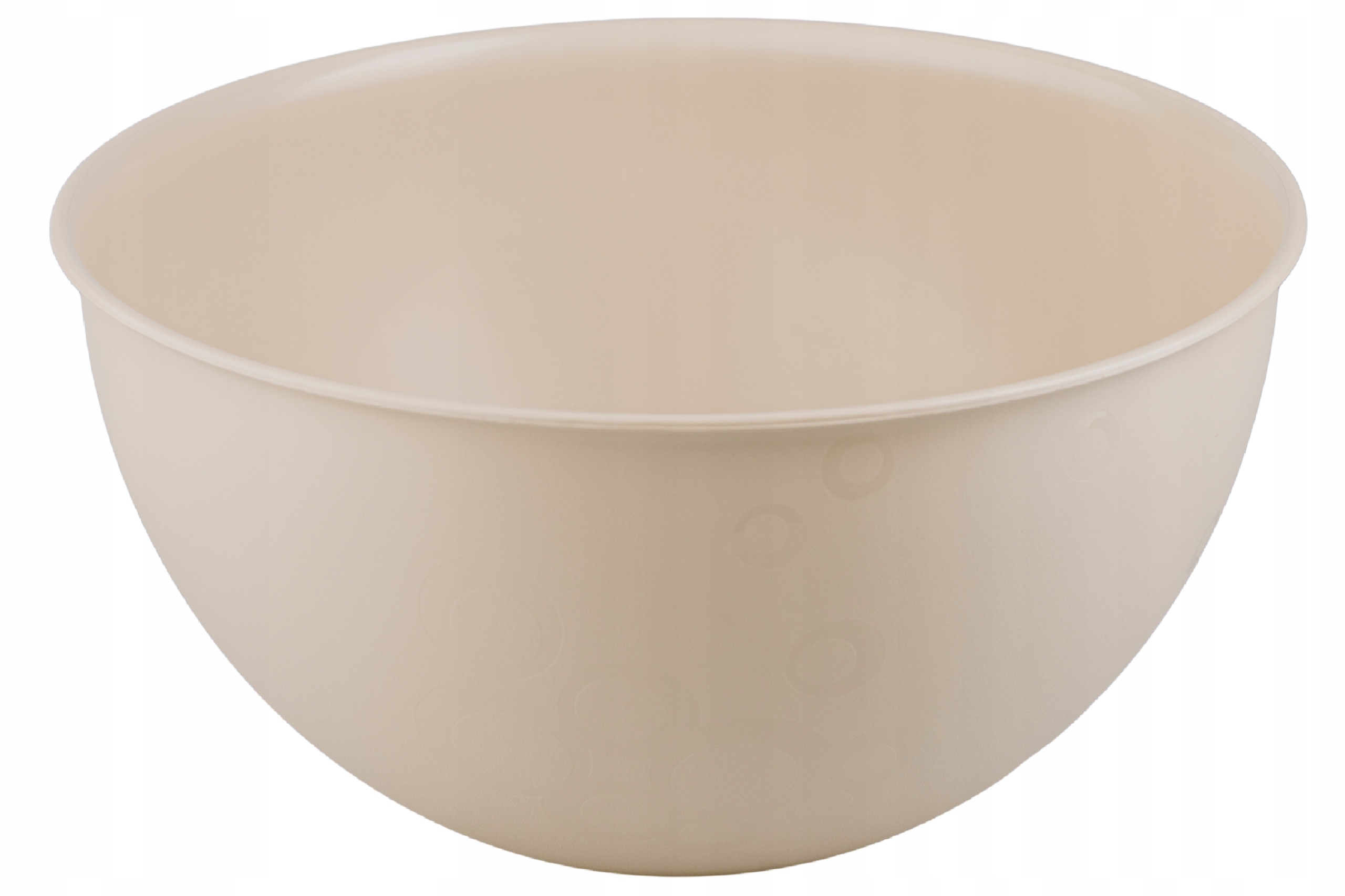 Miska Plastikowa Kuchenna Duża Okrągła Beżowa 6L (MB0625) • Cena ...
