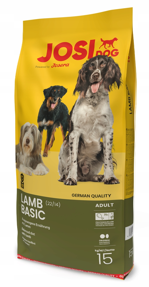 JosiDog Lamb Basic 15kg 12982858145 - Allegro.pl