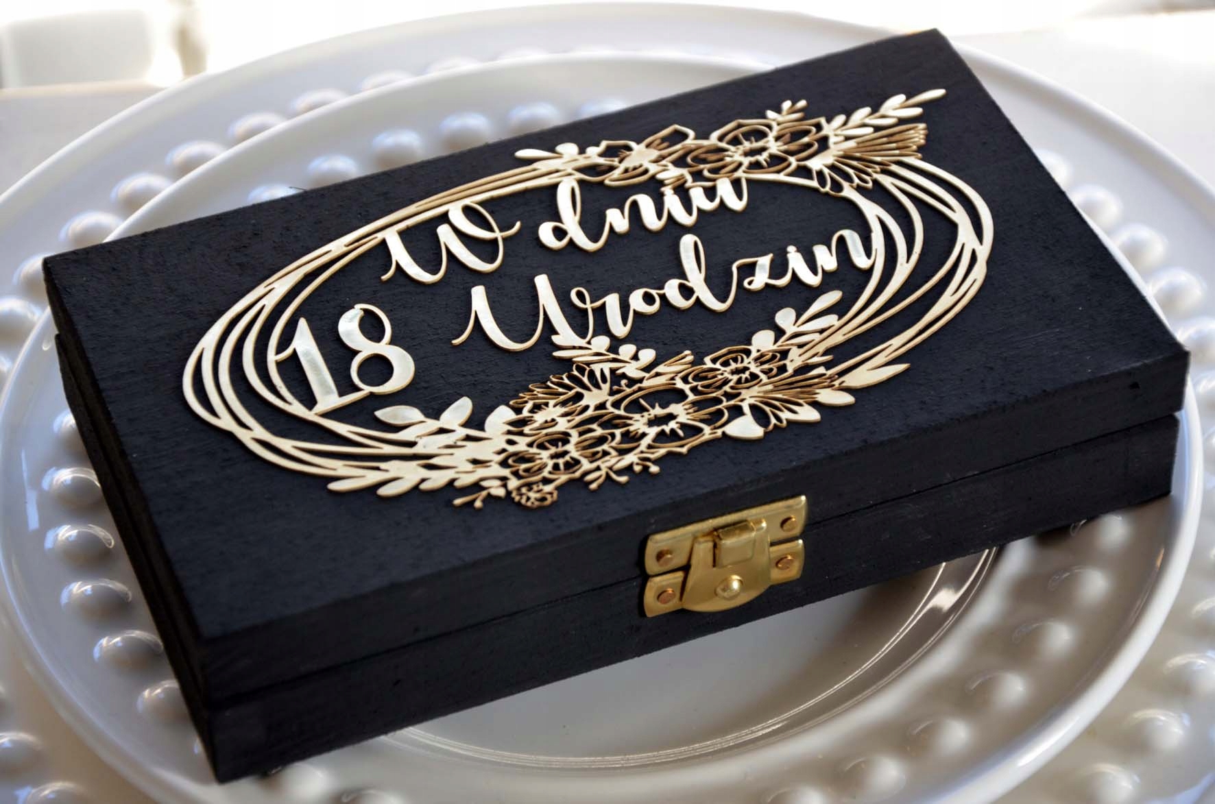 Pudełko na Pieniądze Prezent na 18 urodziny OSIEMNASTKA (5906800501455) • Cena, Opinie • Kartki ...