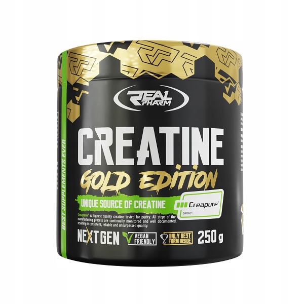 Real Pharm Creatine GOLD Edition 250g Kreatyna Creapure Monohydrat ...