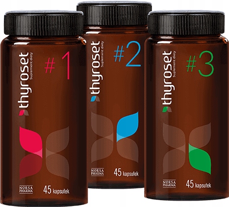 NORSA PHARMA Thyroset (Wsparcie Tarczycy) 3 x 45 kapsułek ...