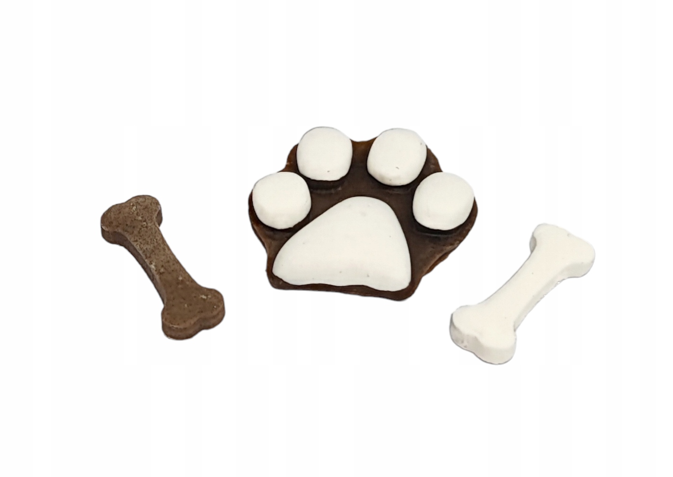 LABKA + CUKROVEJ KOCKY HNEDÁ PES DEKORÁCIA torta narodeniny psíky LABKY ...