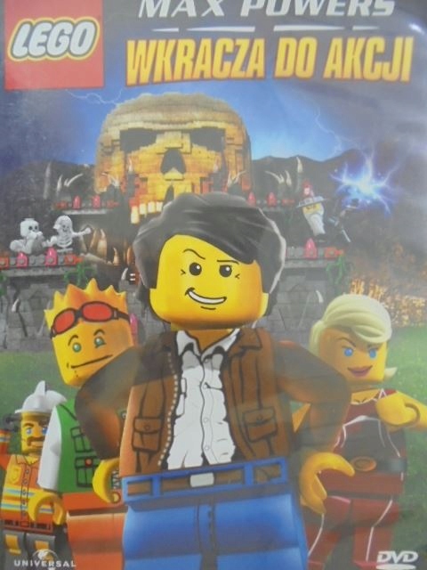 LEGO MAX POWERS WKRACZA DO AKCJI płyta DVD • Cena, Opinie - Allegro
