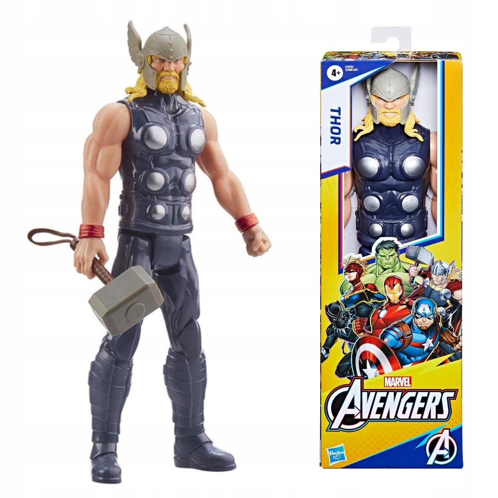 HasBRO MARVEL AVENGERS FIGURKA THOR Z MŁOTEM 29 CM E7879 (630509910175 ...