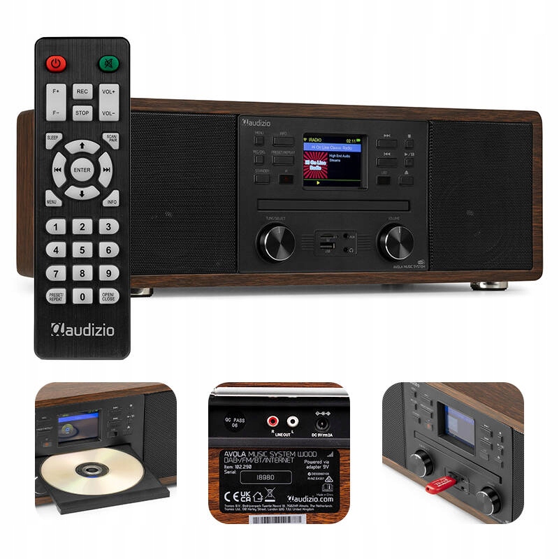 Radio internetowe radio DAB+FM CD USB radio z bluetooth radio domowe ...