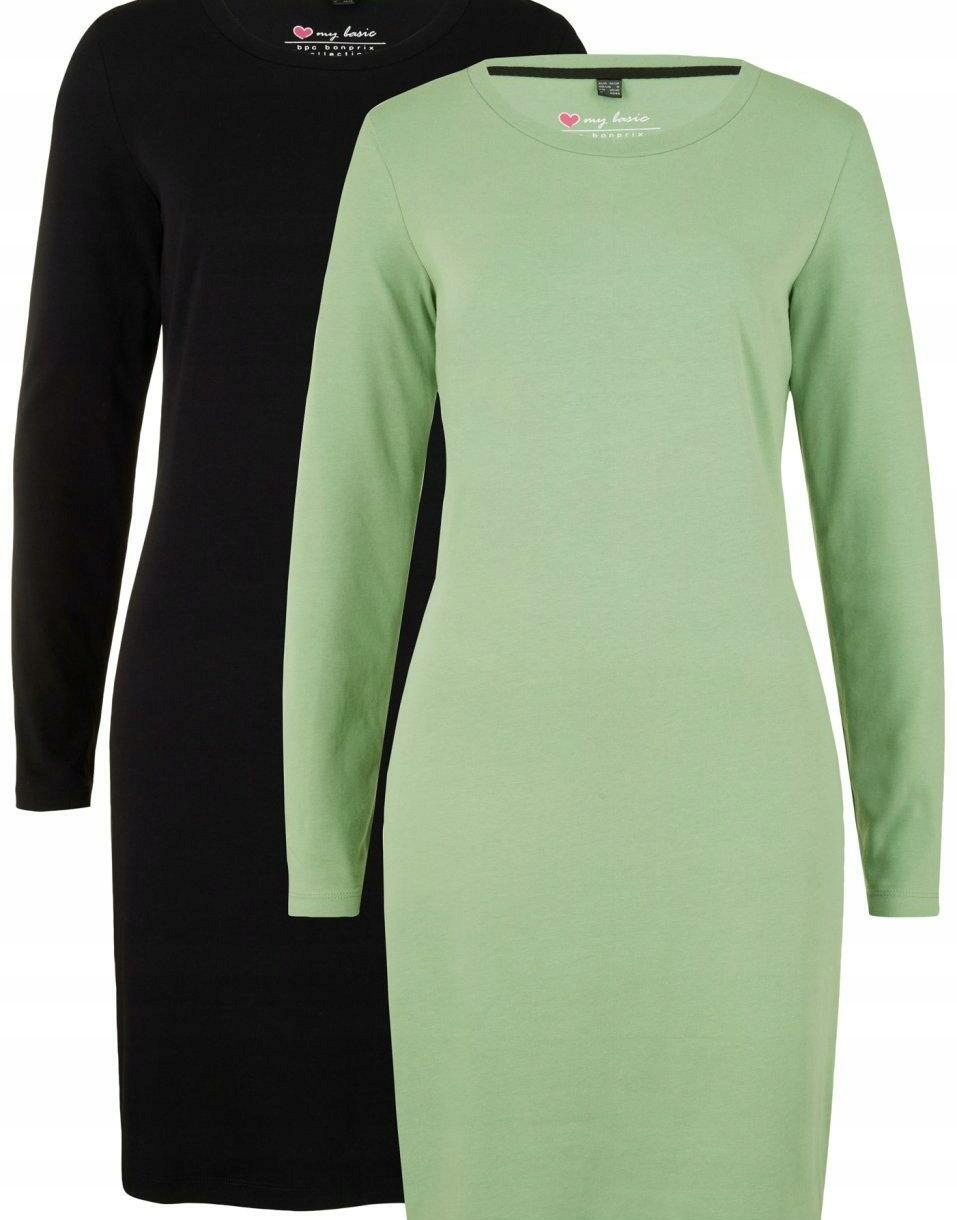 Bonprix sukienka na co dzień klasyczna mini rozmiar 44/46 • Cena ...