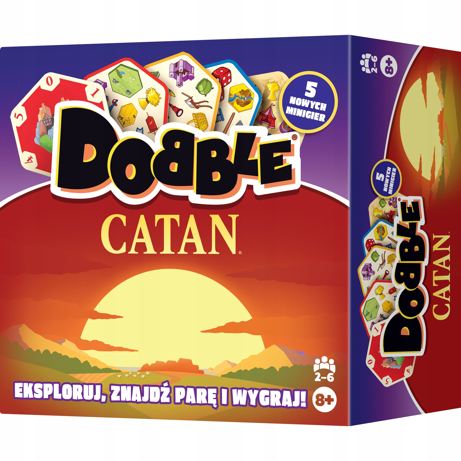 Gra planszowa Dobble Catan Rebel - Stan: Nowy 59.90PLN - Sklepy, Opinie, Ceny w Allegro