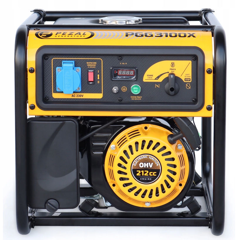 Agregat prądotwórczy PGG3100X + AVR 230V moc 3,3kW (3464027956622) • Cena, Opinie 13245819815 ...