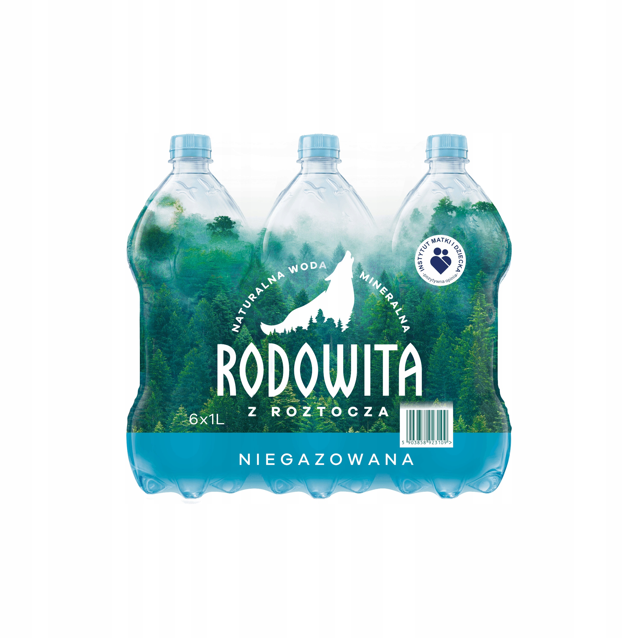 6x RODOWITA z Roztocza Naturalna Woda mineralna niegazowana 1 l ...