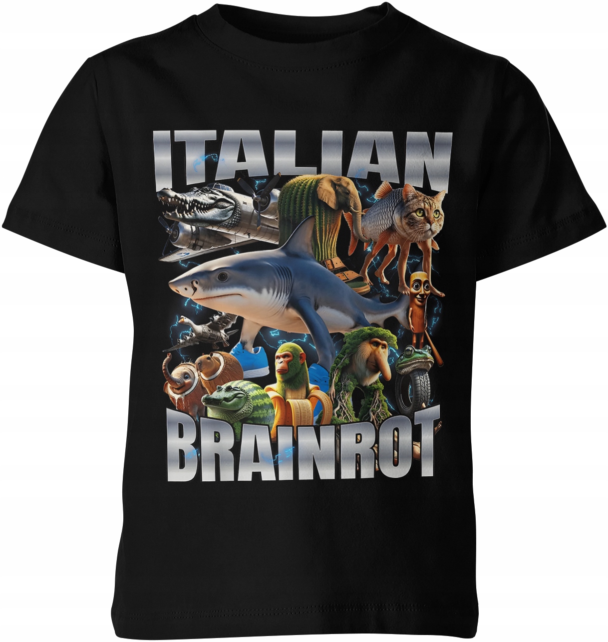 ITALSKÉ BRAIN ROT TRIČKO TRALALERO TRALALA TIK TOK MEMY DĚTSKÉ, • Ceny ...