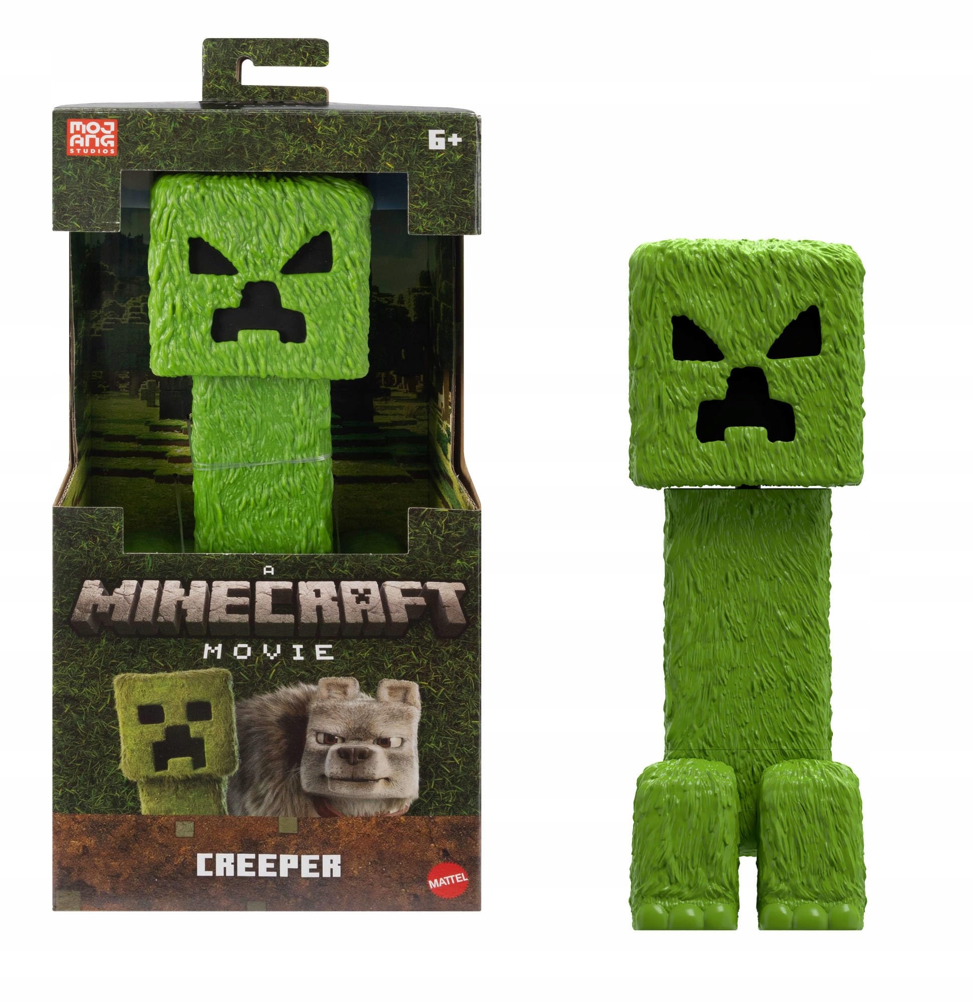 Mattel Minecraft Large-Scale Action Figure, 12-inch Posable Creeper Toy ...