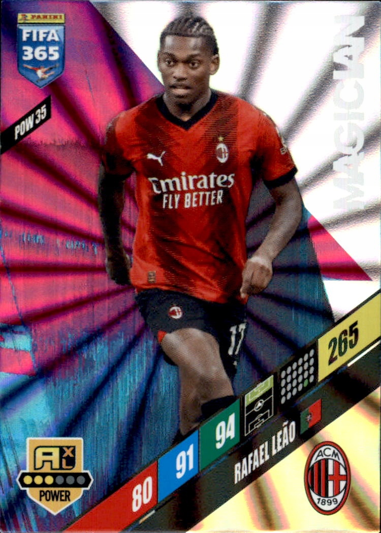 FIFA 365 2024 karta PANINI POWER MAGICIAN Rafael Leao POW 35 AC MILAN ... FIFA 365 2024 karta PANINI POWER MAGICIAN Rafael Leao POW 35 AC MILAN ...