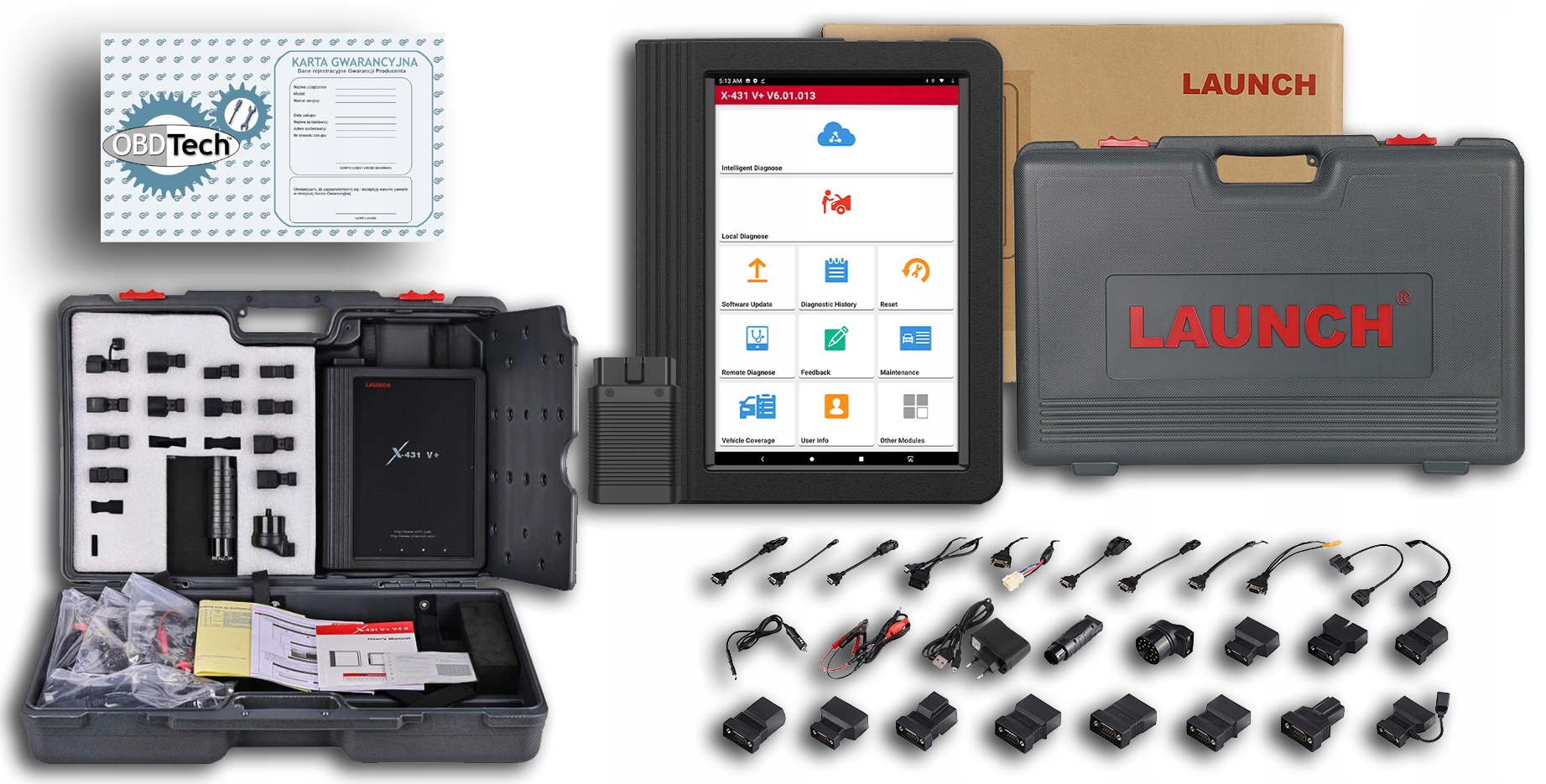 LAUNCH X431 PRO V+ 10 ver.4.0 Model na 2022r. PL 6972039820116 za 4690 ...