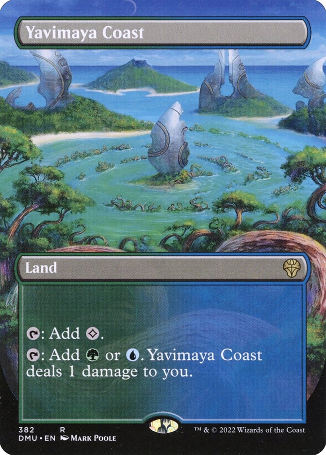 Karta Magic: The Gathering Yavimaya Coast [FULL ART] (DMU) Wizards of ...