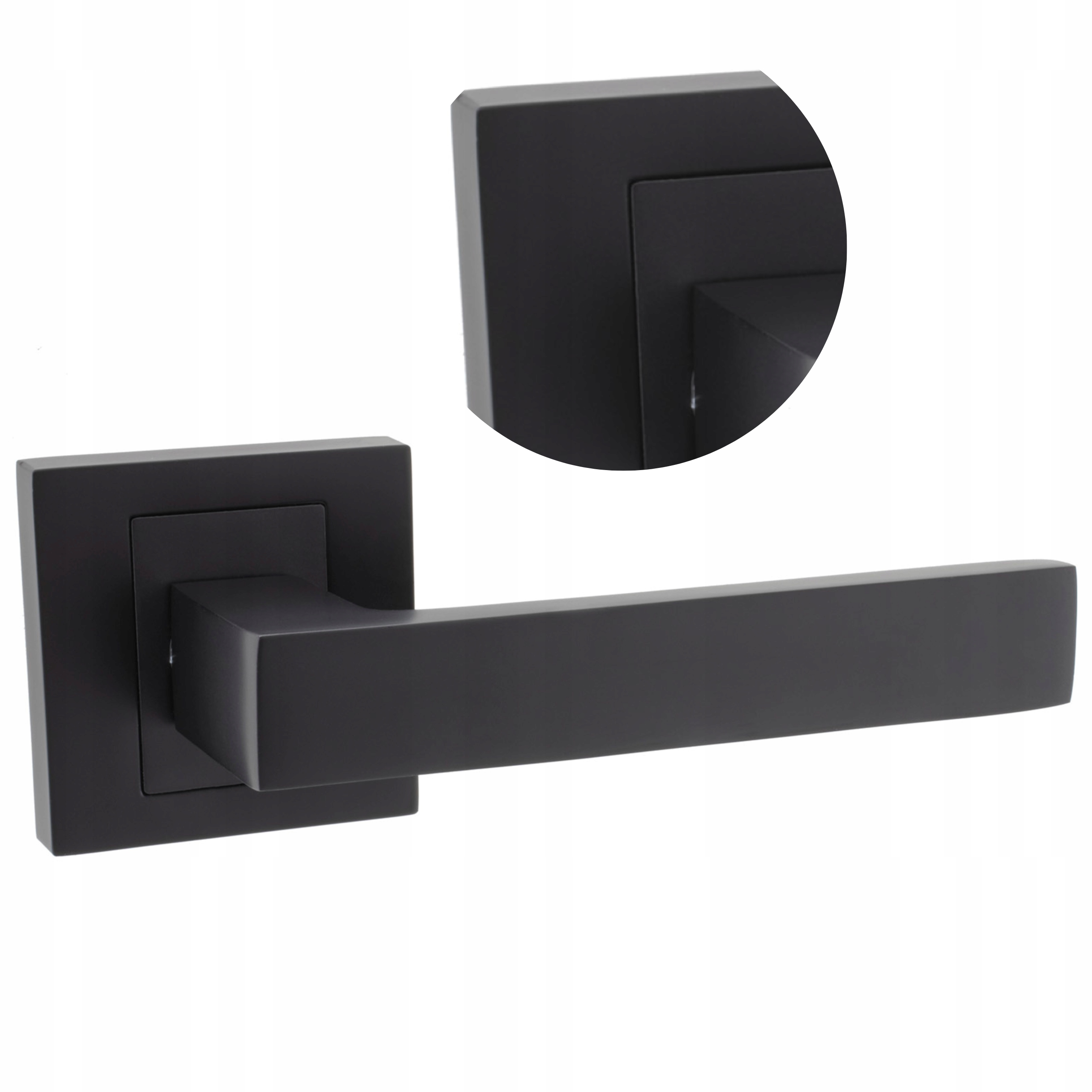 KLAMKA DO DRZWI WEWNĘTRZNYCH KABO CZARNY MAT • Cena, Opinie • Klamki ...