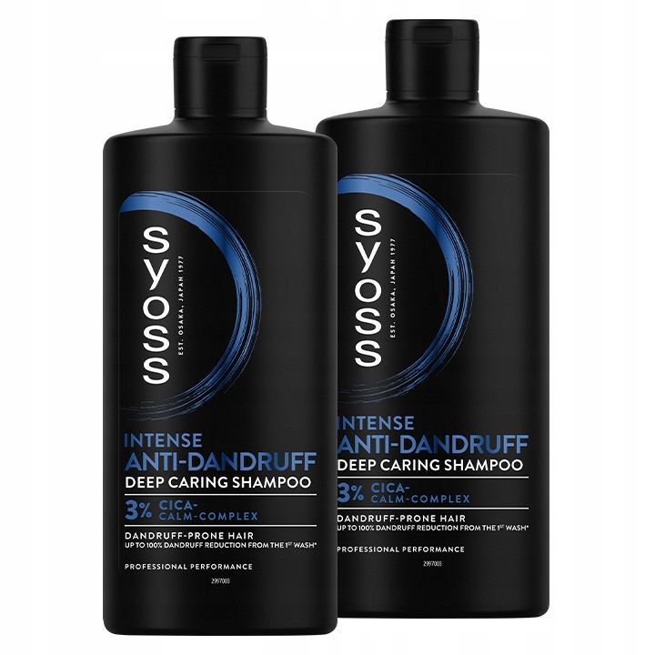 Syoss Szampon Pielęgnujący Przeciw Łupież Intense Anti-Dandruff 2x440ml ...