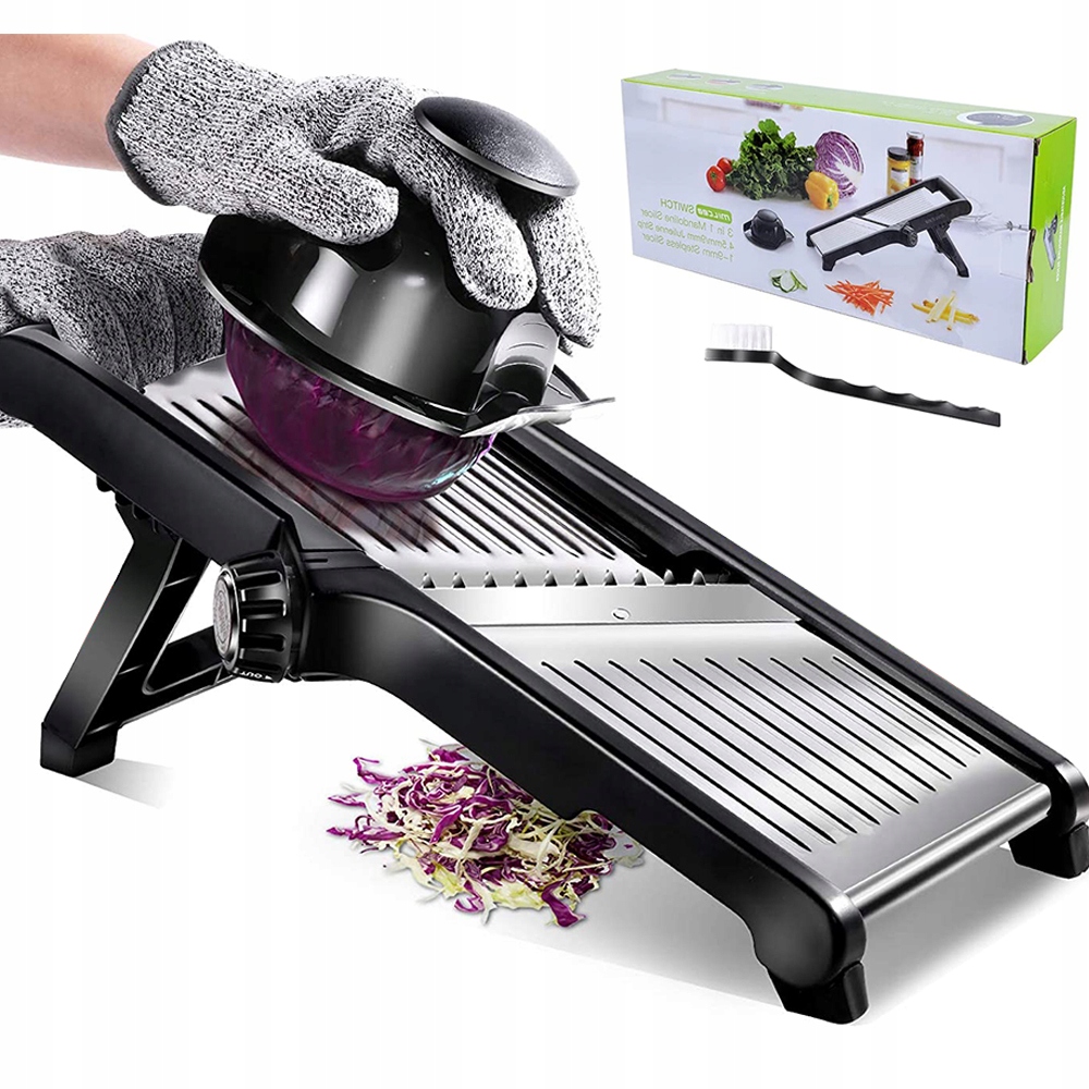 MANDOLINA REGULOWANY RĘCZNA TARKA DO WARZYW ZESTAW - porównaj ceny ...