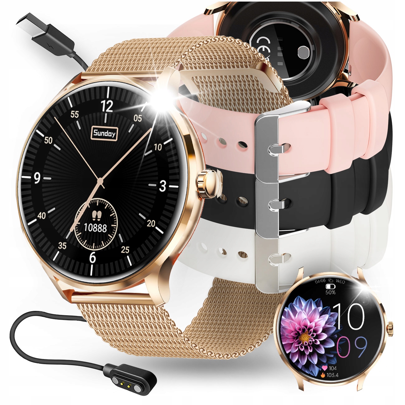 Zegarek Smart Watch Damski - Niska cena na Allegro.pl