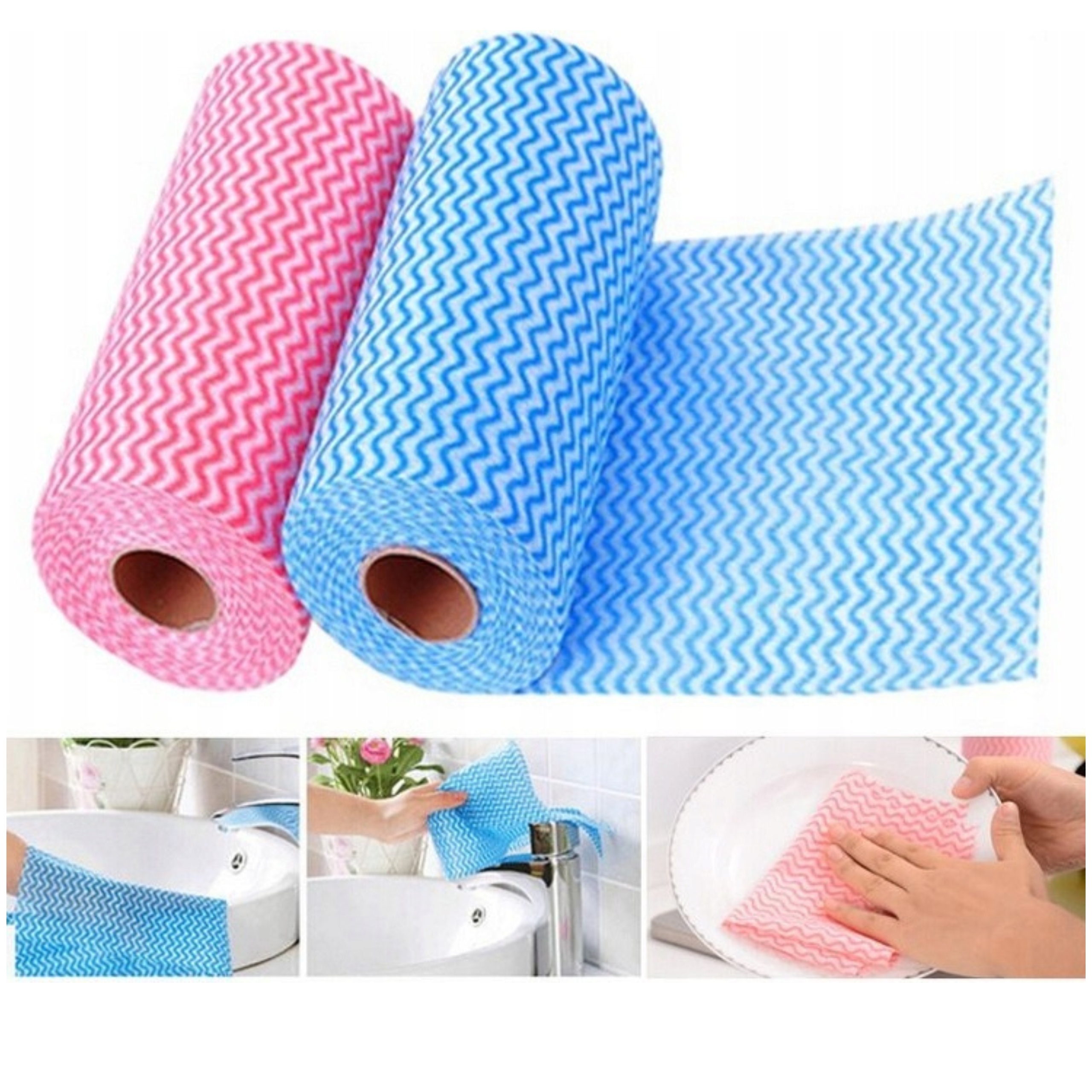 ŚCIERKI KUCHENNE BAWEŁNIANE W ROLCE 20x35 50szt. (5905280924921) • Cena ...