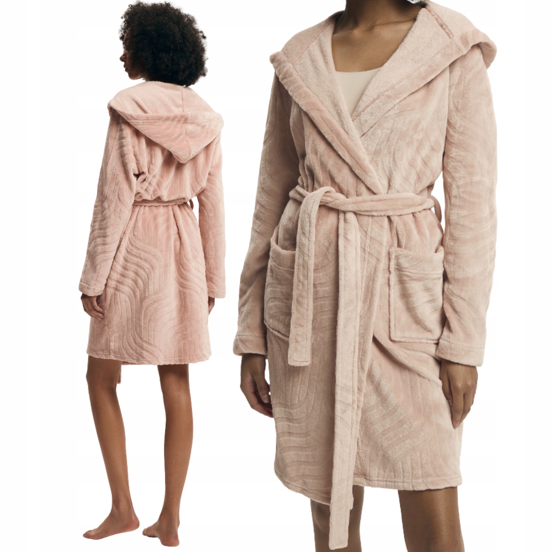 Szlafrok damski Devyn Henderson | brudny róż L (5903972664117) • Cena ...