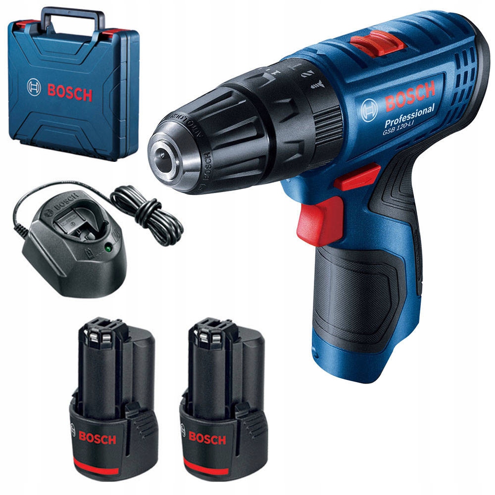 Bosch Professional GSB 120-LI Wiertarko-wkrętarka udarowa 30Nm 06019G8100 (3165140955850) • Cena ...