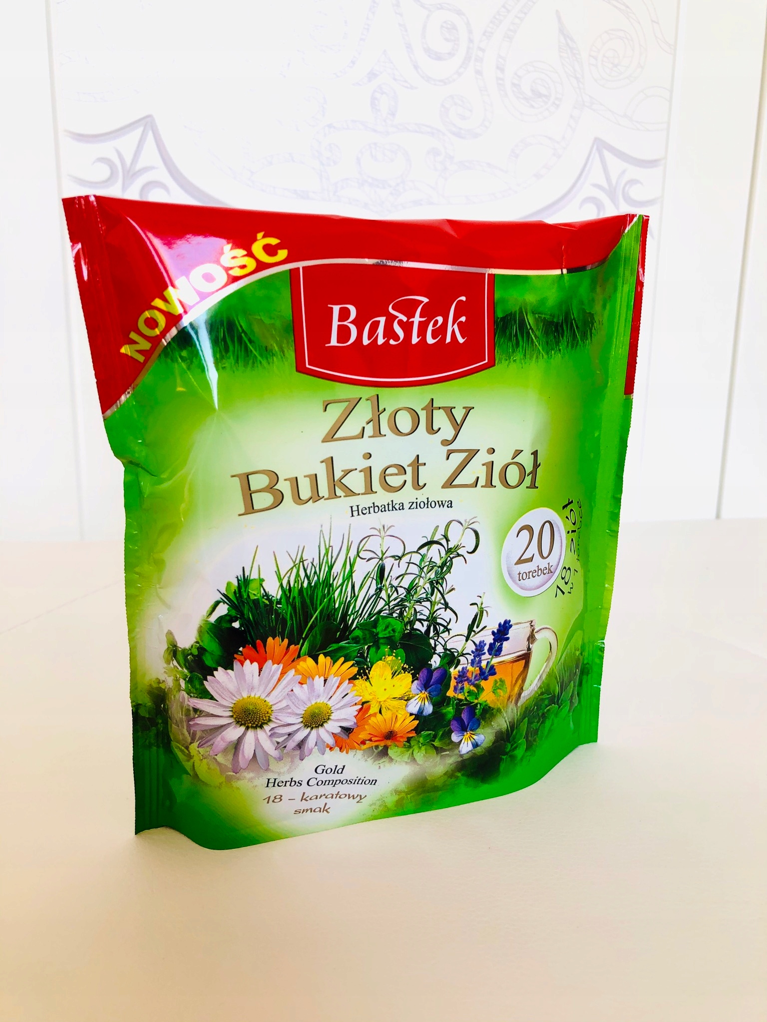 Herbata Bastek Złoty Bukiet Ziół 20 torebek (5900738007188) • Cena ...