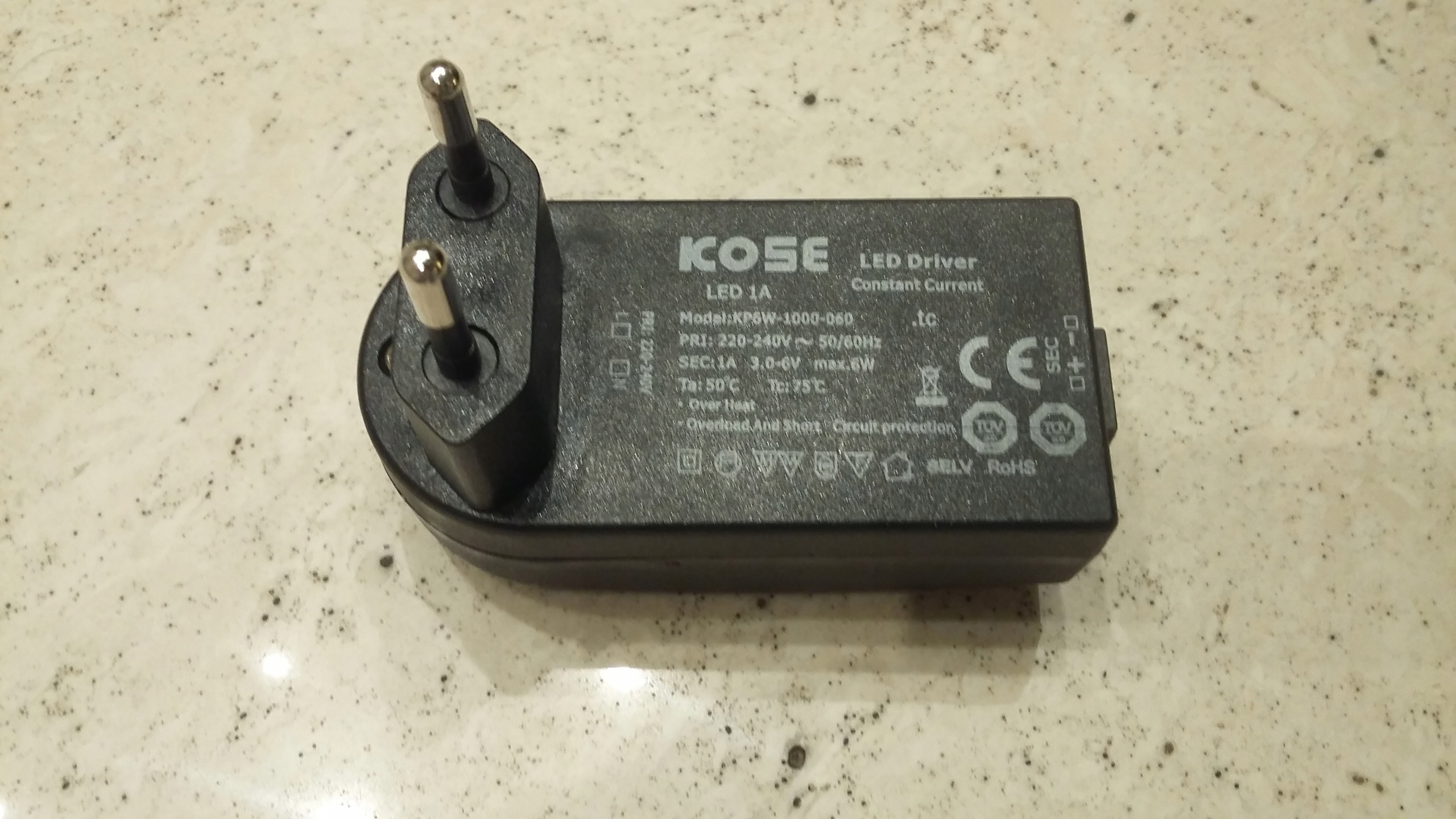 Zasilacz LED DRIVER KOSE KP6W-1000-060 (6191467303088) • Cena, Opinie • Akcesoria 12841028685 ...