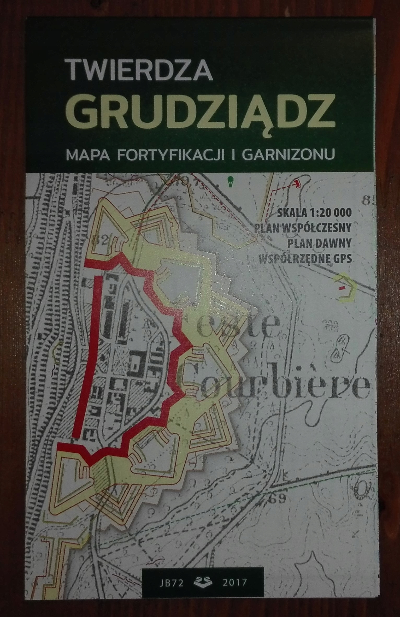 MAPA FORTYFIKACJI FESTUNG GRAUDENZ 1945 – GRUDZIĄDZ: FORTY, BUNKRY ...