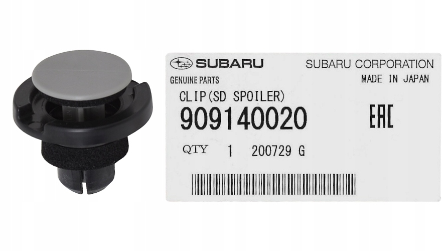 SPINKA KLIPS KOŁEK LISTWY PROGU SUBARU 909140020 za z Parchowo ...