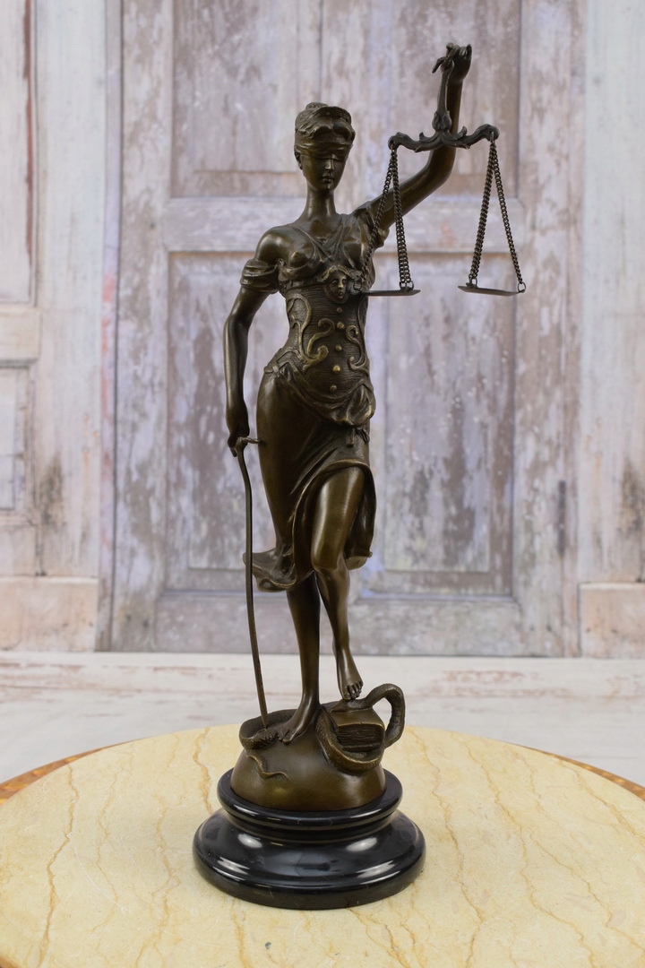 TEMIDA Z BRĄZU BOGINI SPRAWIEDLIWOŚCI - BRĄZ 41cm 8826624762 - Allegro.pl
