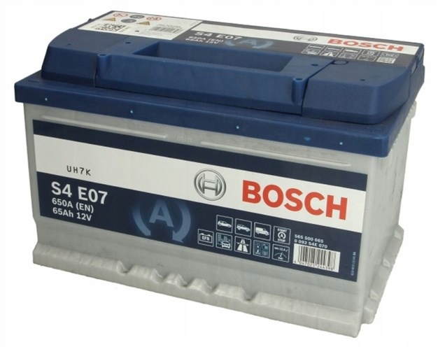 AKUMULATOR BOSCH S4 65Ah 650A EFB START-STOP DOJ. 0 092 S4E 070 za 543 ... AKUMULATOR BOSCH S4 65Ah 650A EFB START-STOP DOJ. 0 092 S4E 070 za 543 ...