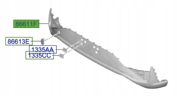 Hyundai i30 N N-Line (2020-) Zderzak tył dół za z Poznań - Allegro ...