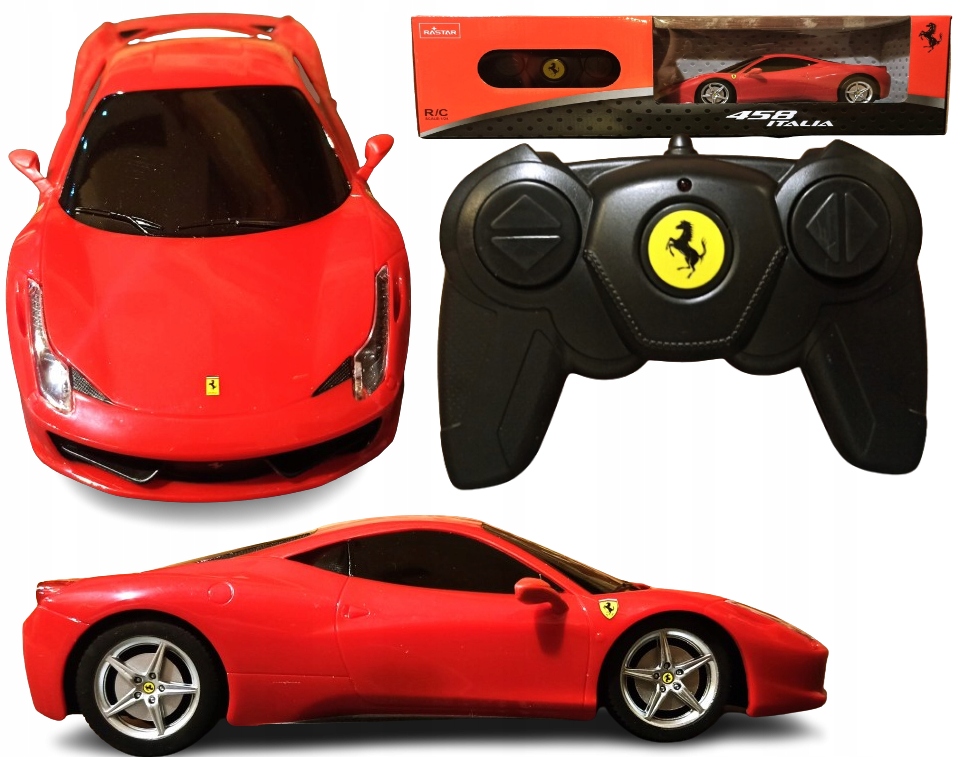 Rastar Ferrari Italia 458 1:24 Rc Model - Nízká cena na Allegro