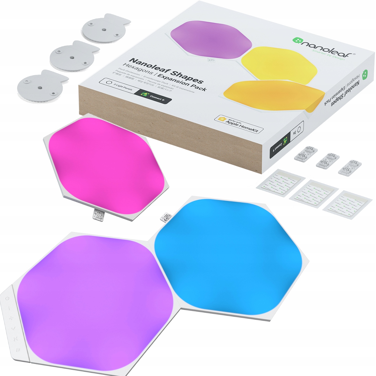 Nanoleaf Hexagons Expansion Pack 3 RGB LED panely za 1668.00CZK - Allegro