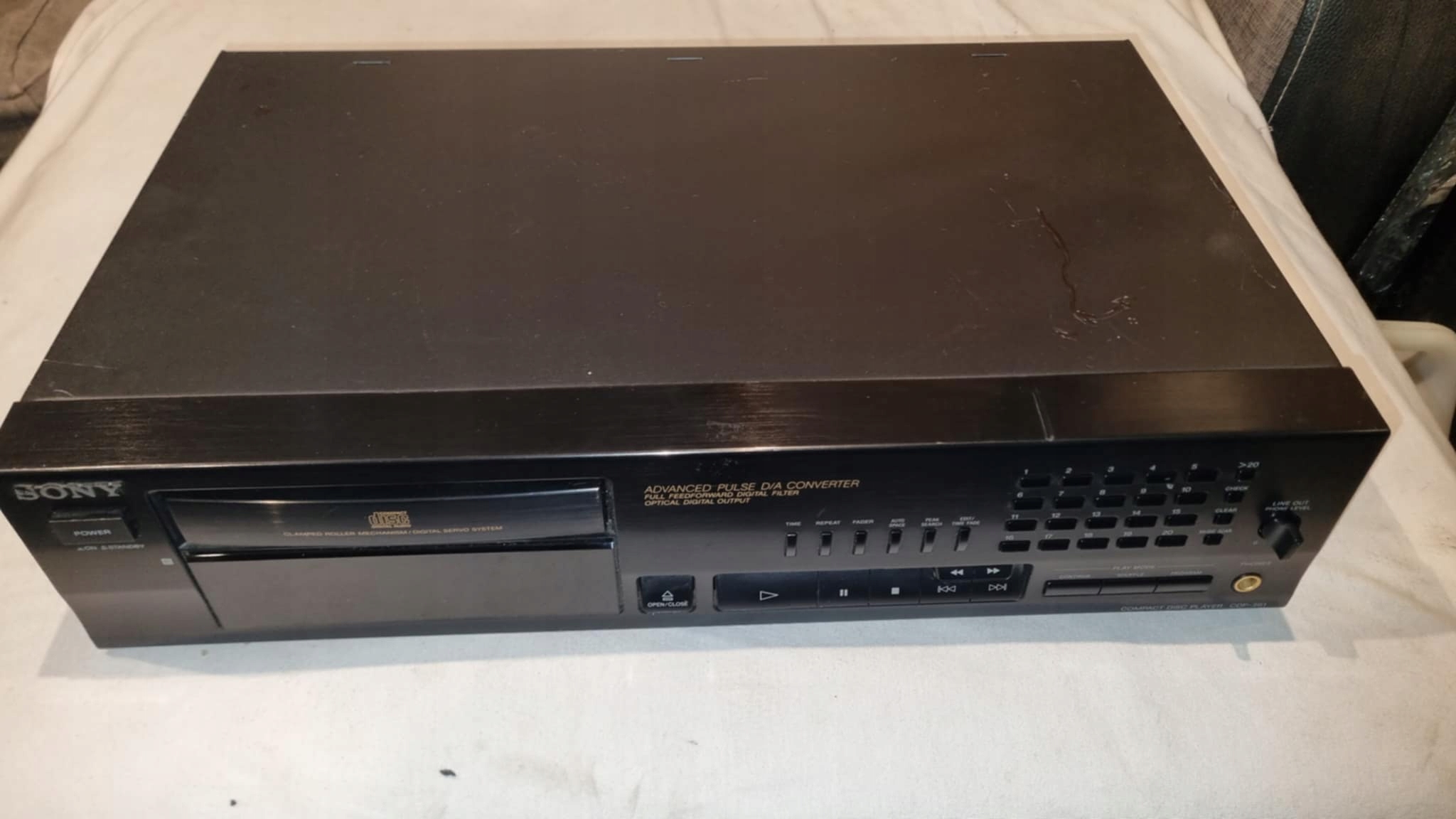 Odtwarzacz CD Sony CDP-711 Digital Optical Output wysoki model Top • Cena, Opinie - Allegro