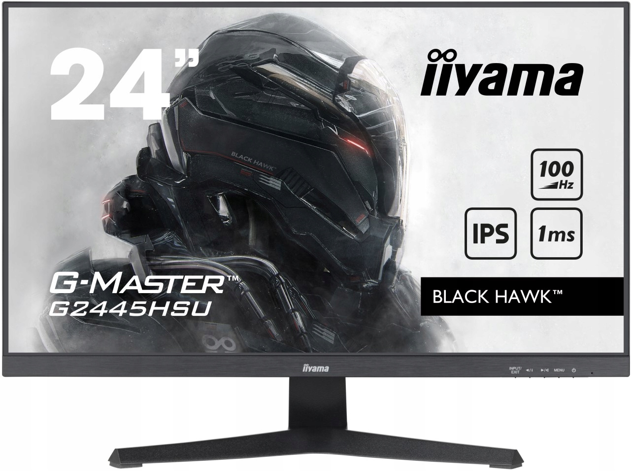 Monitor gamingowy iiyama G-Master G2445HSU-B1 24" IPS Black Hawk Czarny ...