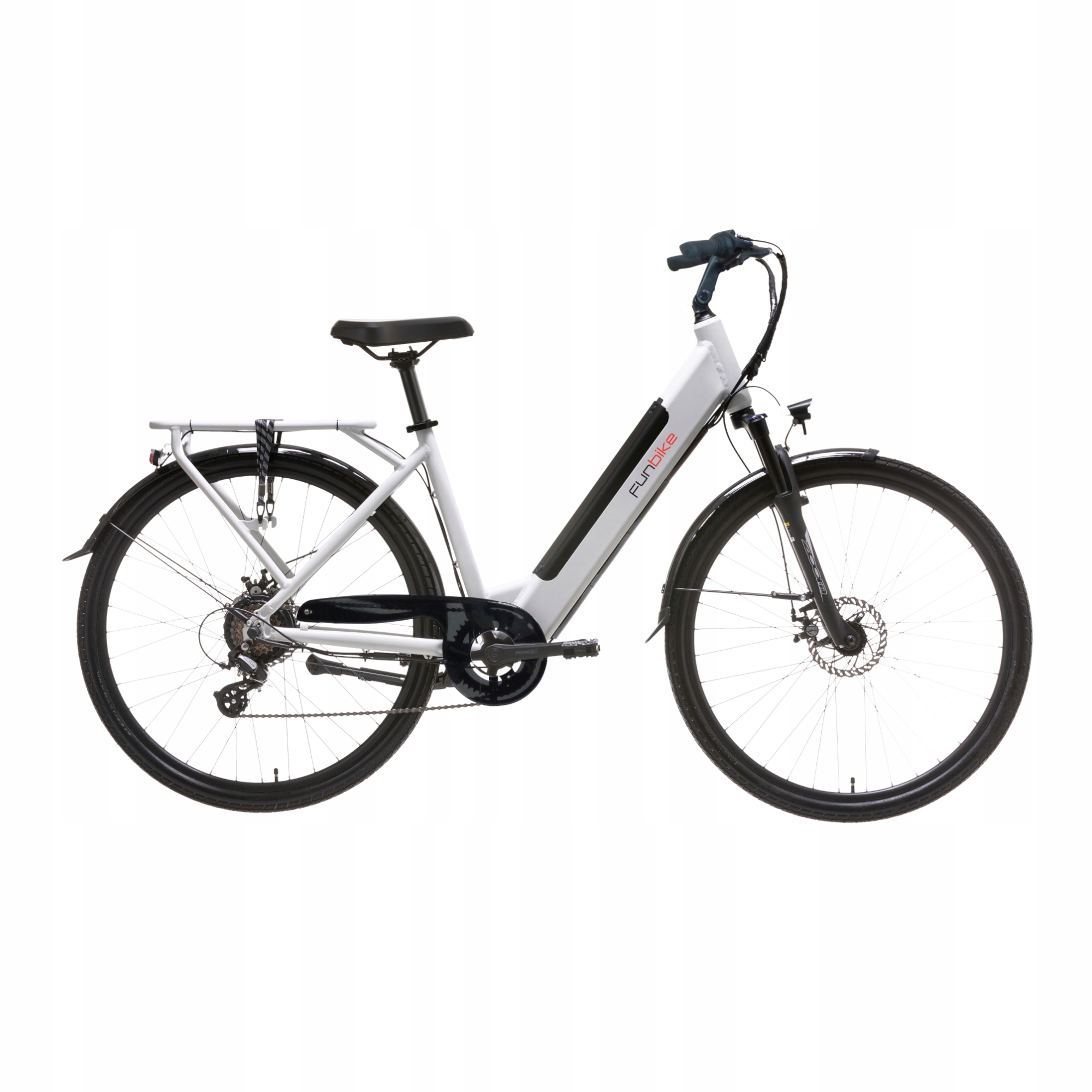 Rower elektryczny FUNBIKE EVO EQ WHITE (2024) [Kolor Biały, Rozmiar ramy M] - 5907688716764 ...