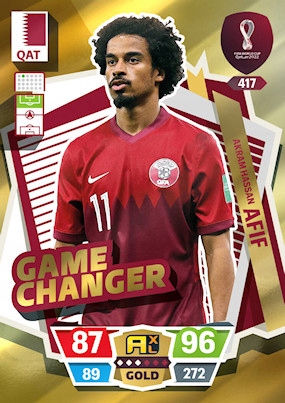 Světový pohár Katar Game Changer 417 Akram Hassan Afif za 27.00CZK ...