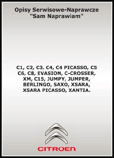 Citroen 16 Modeli Sam Naprawiam Naprawa C3 Pruriel za 100.00PLN z ...