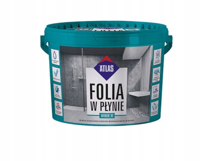 ATLAS WODER W FOLIA W PŁYNIE HYDROIZOLACJA 10KG (5905400125443) • Cena ...