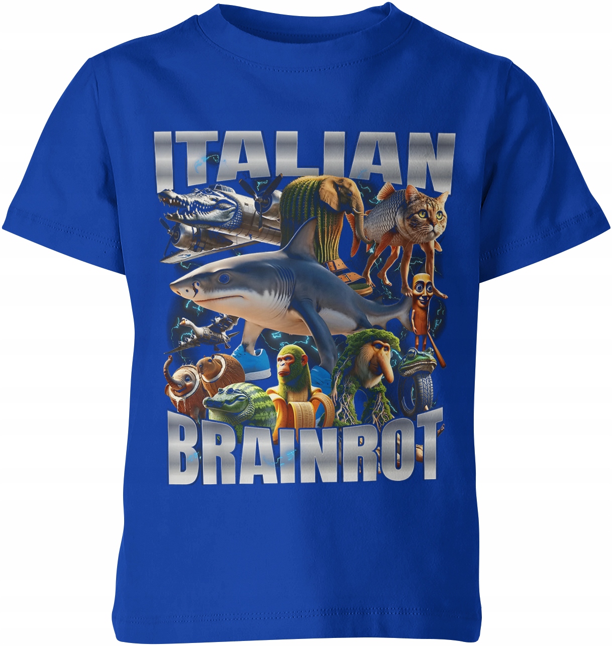 ITALIAN BRAINROT KOSZULKA TRALALERO TRALALA MEMY MEME DZIECIĘCA • Cena ...