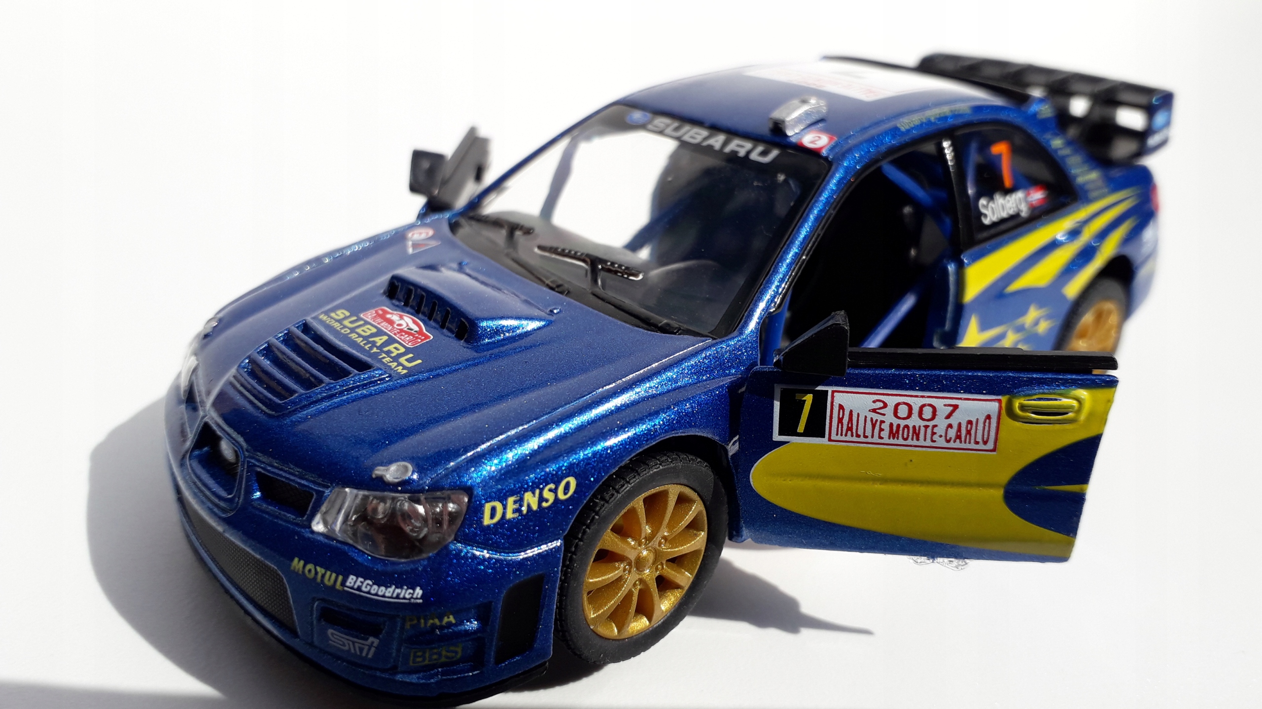 Subaru WRX STI Granatowe 2007 Solberg Metalowy Model 1:34 17185885356 ...