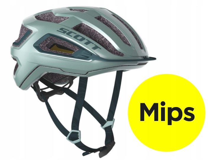 Kask Rowerowy Scott Arx Plus MIPS niebieski r. M 55-59cm ...