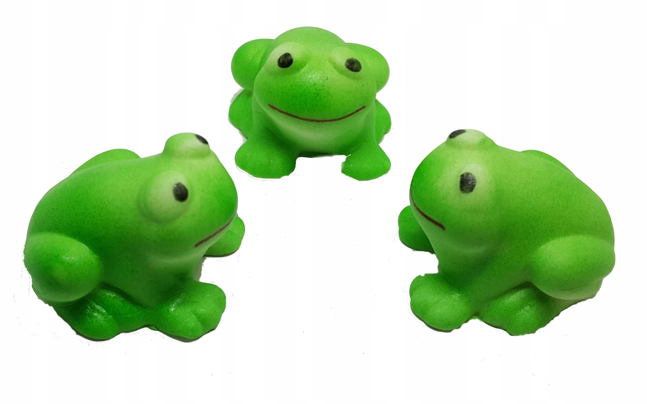 id_2294 3x ŻABA ŻABKA ROPUCHA URODZINY CUKROWA TORT DEKORACJE ŻABKI ...