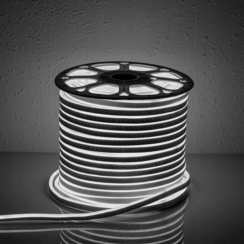 TAŚMA LED NEON FLEX ŚWIETLNY LEDOWY neutralny 1mb 12768879605 - Allegro.pl