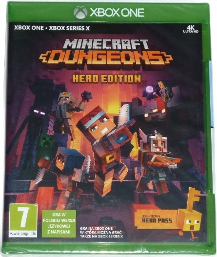 Minecraft Dungeons Hero Edtion Xbox One pudełkowa • Cena, Opinie - Allegro