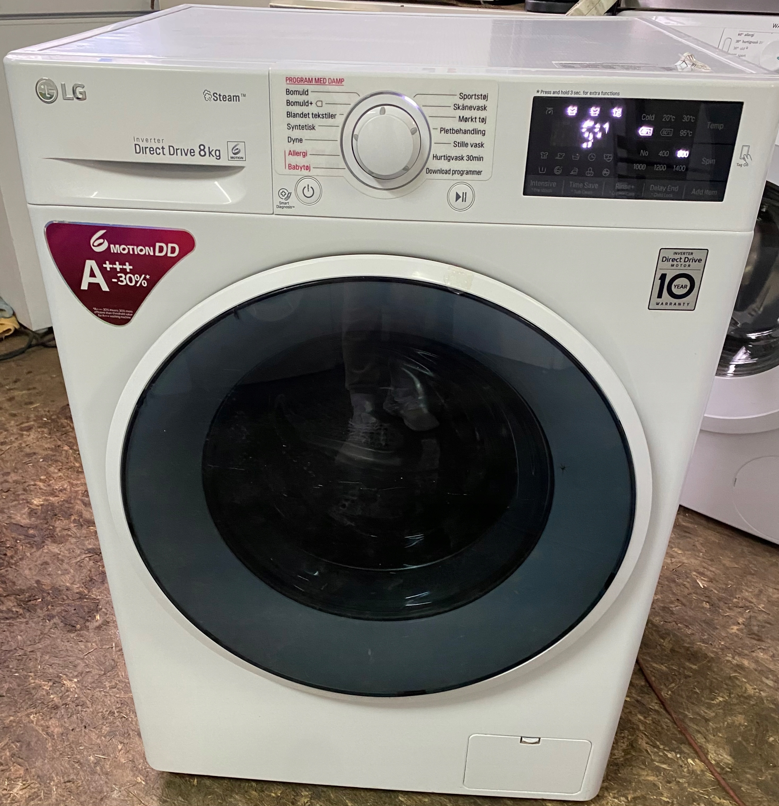 PRALKA LG 8 KG/1400 OBR A+++ - Sklep, Opinie, Cena w Allegro