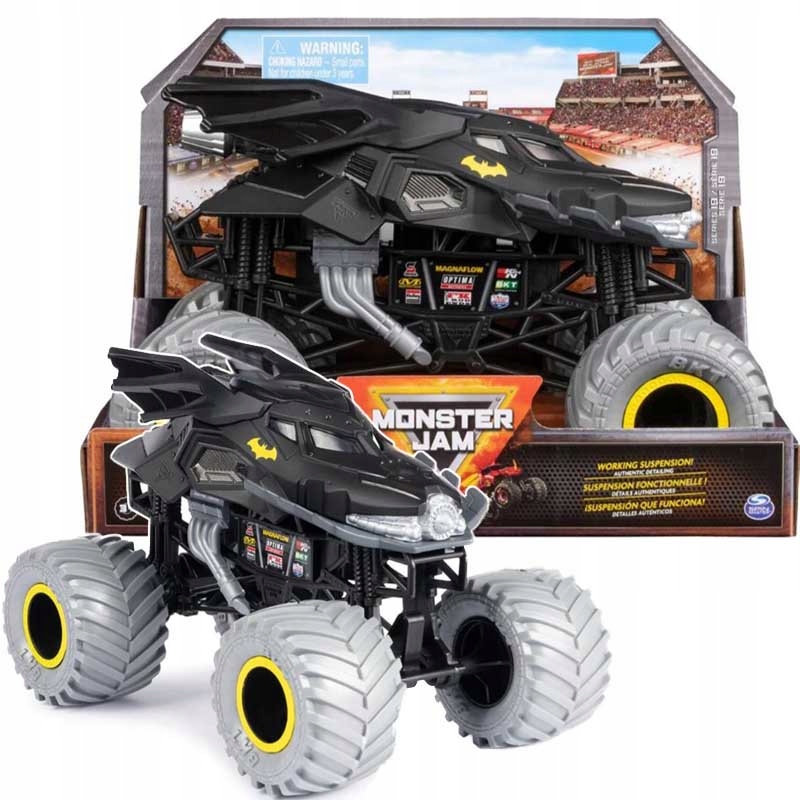 MONSTER JAM Diecast Pojazd BATMAN Batmobil (0778988487297) • Cena ...