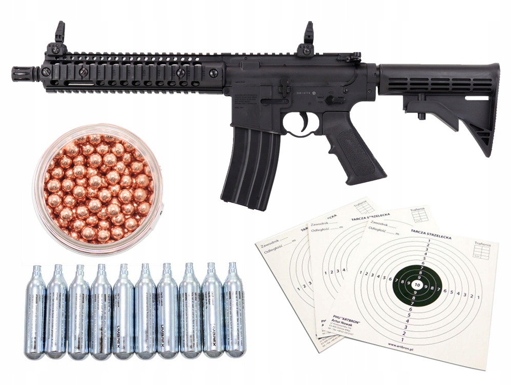 Wiatrówka na CO2 Crosman CFAR1B kaliber 4,46 mm lufa gwintowana ...